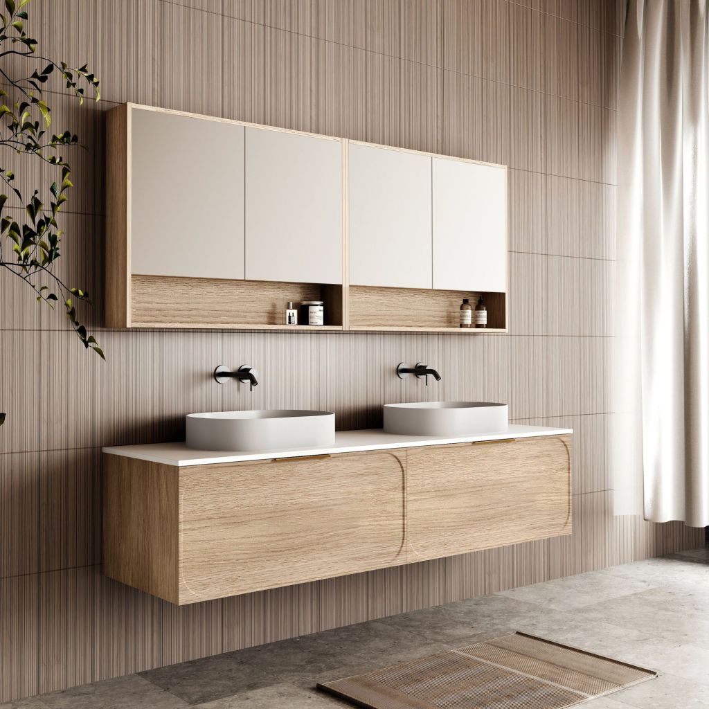 Cassa Design Cicero 1800mm Double Bowl Wall Hung Vanity